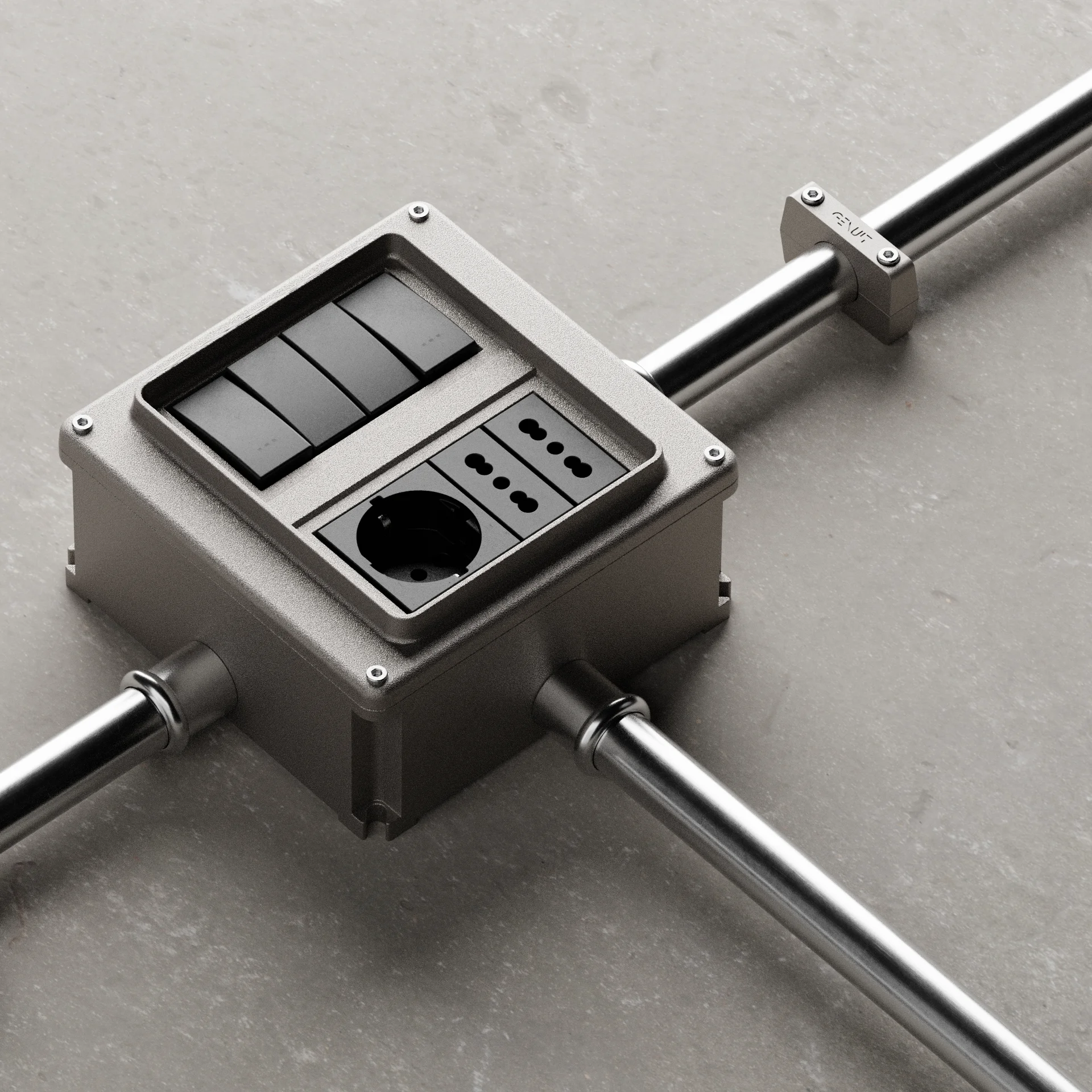 Box 6 — Genuit — Box 6 switches for electrical system