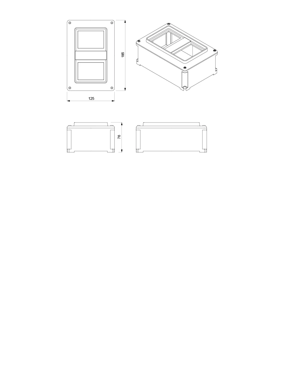 Box 6 — Genuit — Box 6 switches for electrical system