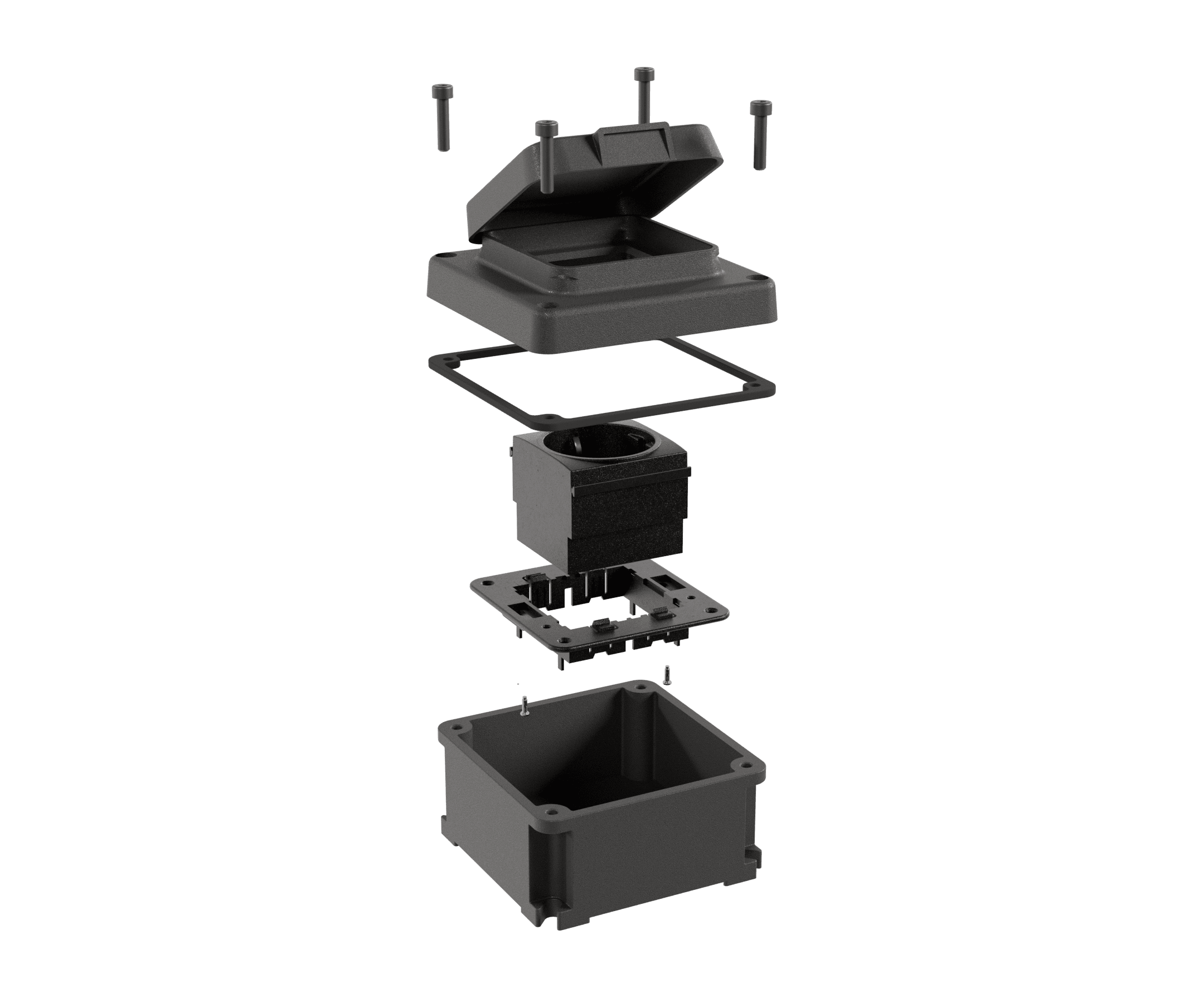 Box 2 IP55: switch box for exposed electrical systems